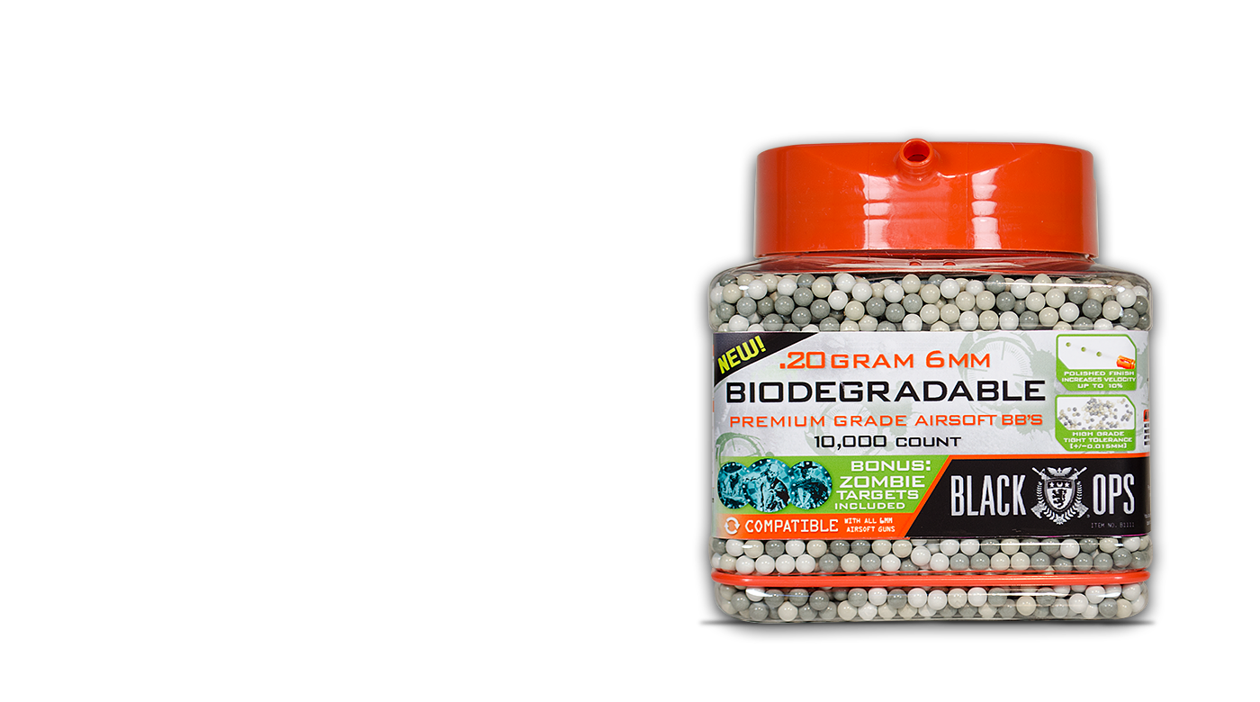 Bulk Airsoft Ammo - .20 gram - 10,000 count - Black Ops USA